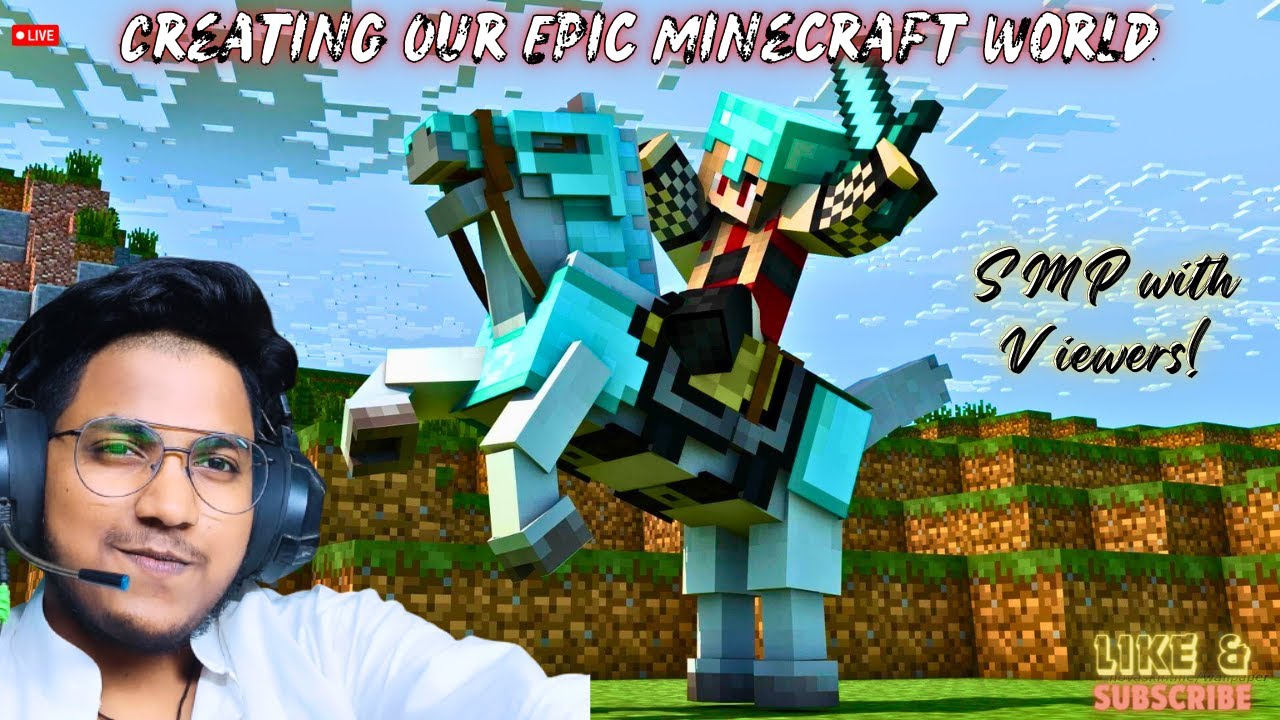 Creating Our Epic Minecraft World & SMP with Viewers! 🎮 ROAD TO 4K ...