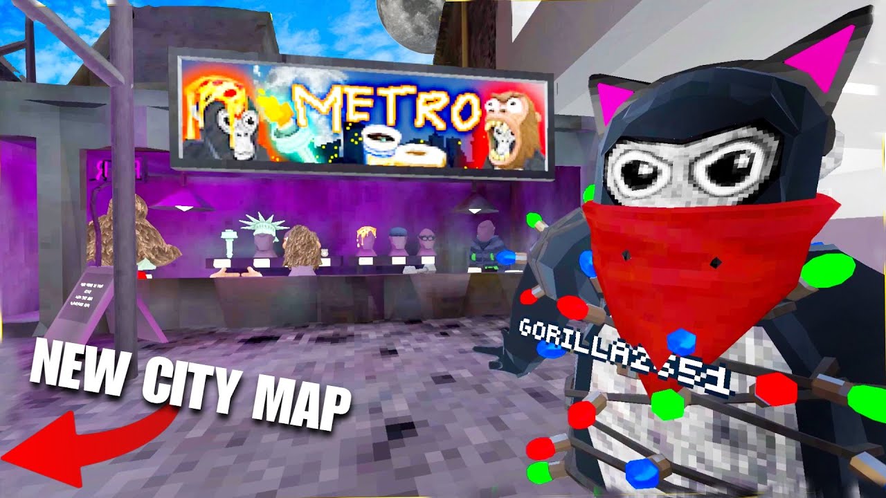 Gorilla Tags NEW Metro City UPDATE (New City Map) - YouTube
