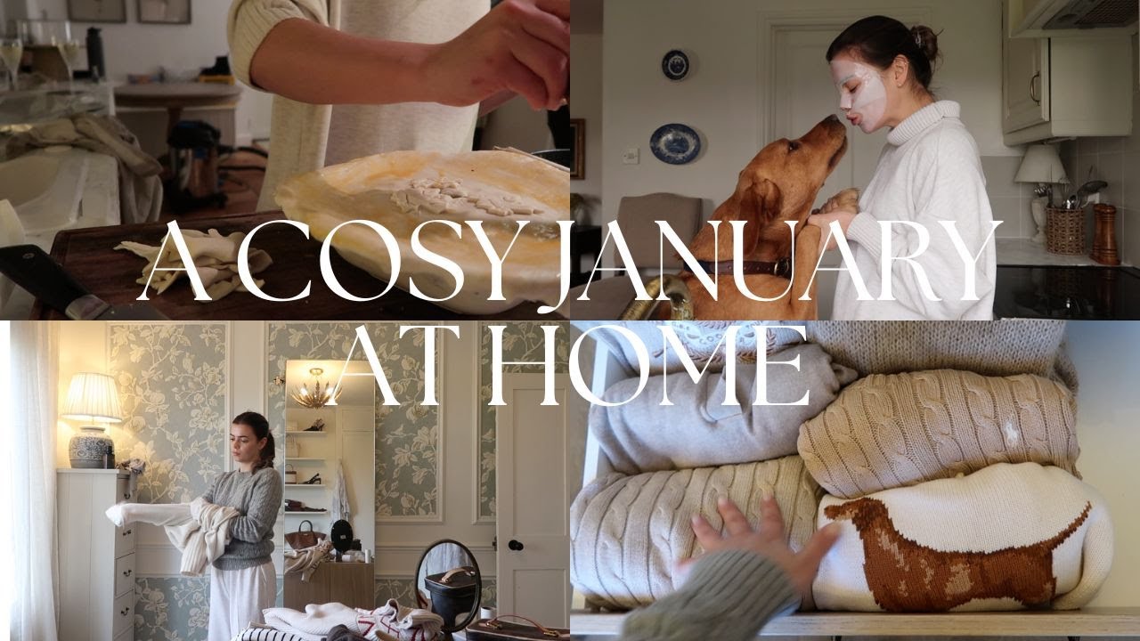 COSY JANUARY / ORGANISE MY WARDROBE, SLOW SUNDAY & COOKING A WINTER ...