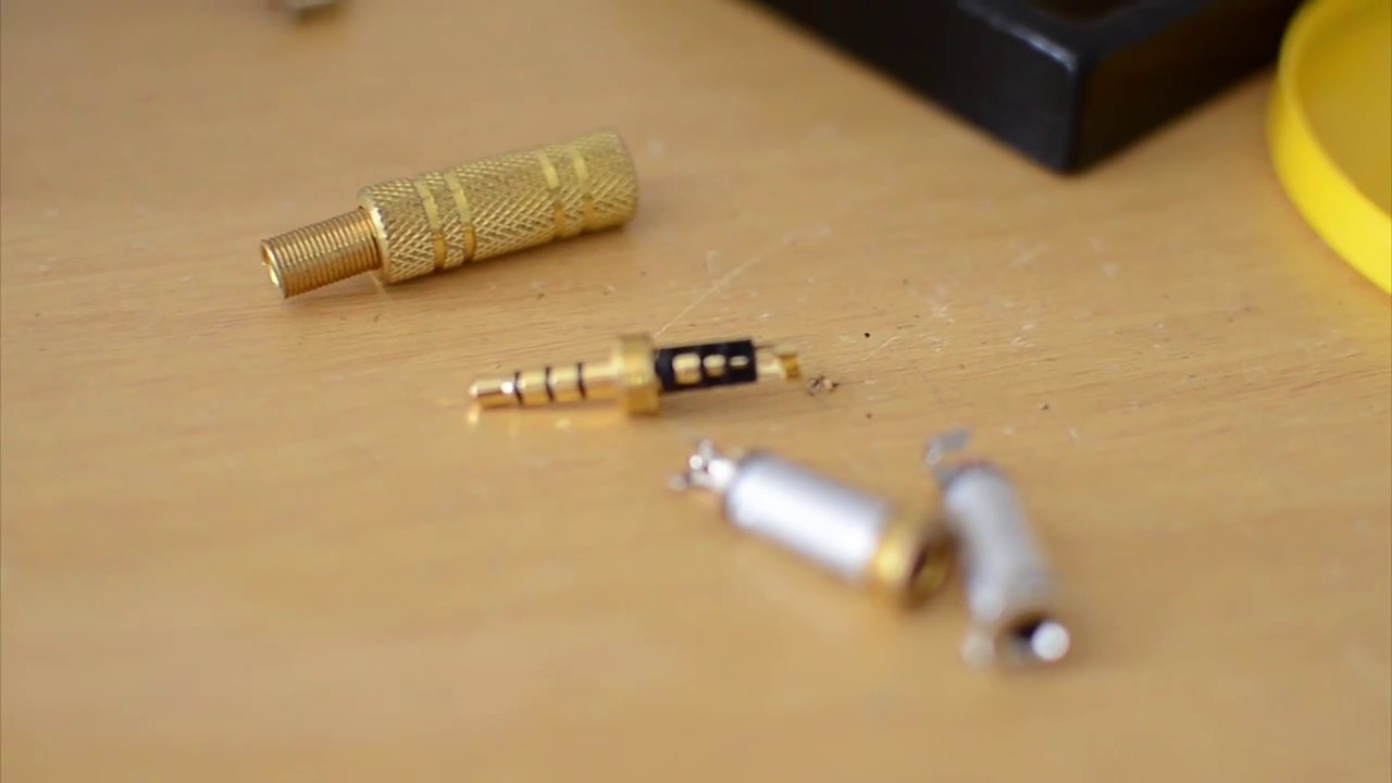 Make Earphone Microphone Splitter - DIY - YouTube