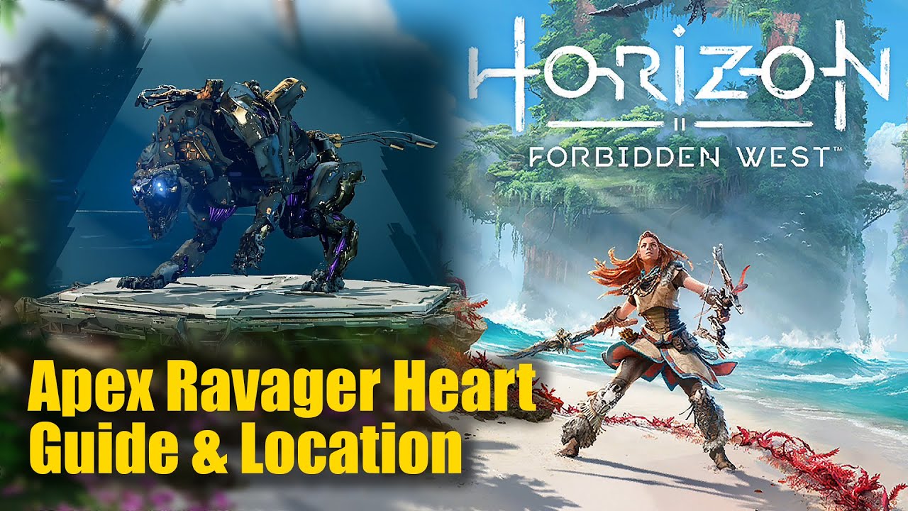 Horizon Forbidden West - Apex Ravager Heart Resources (Very Rare) - YouTube