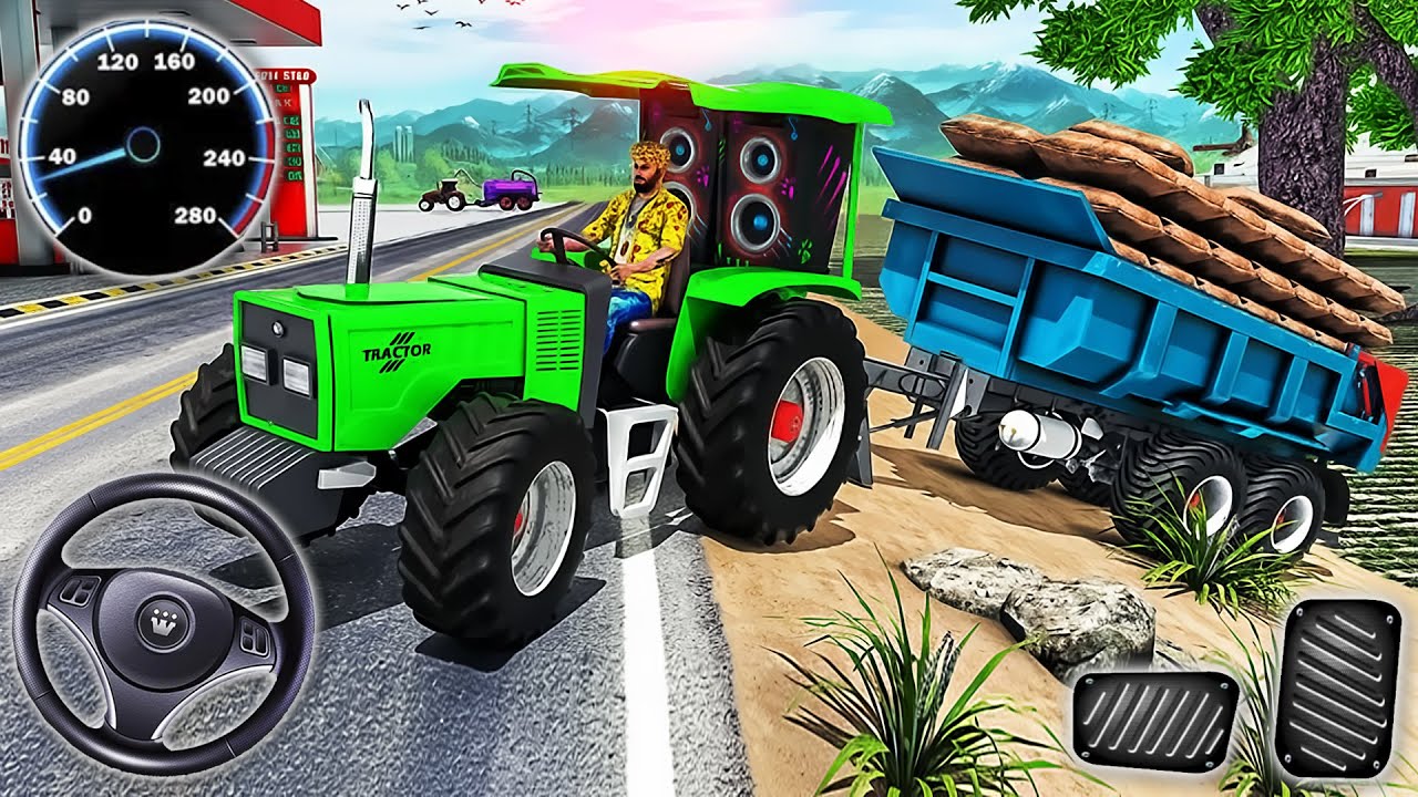 Real Tractor Farming Simulator - Indian Farming Transport Walkthrough ...