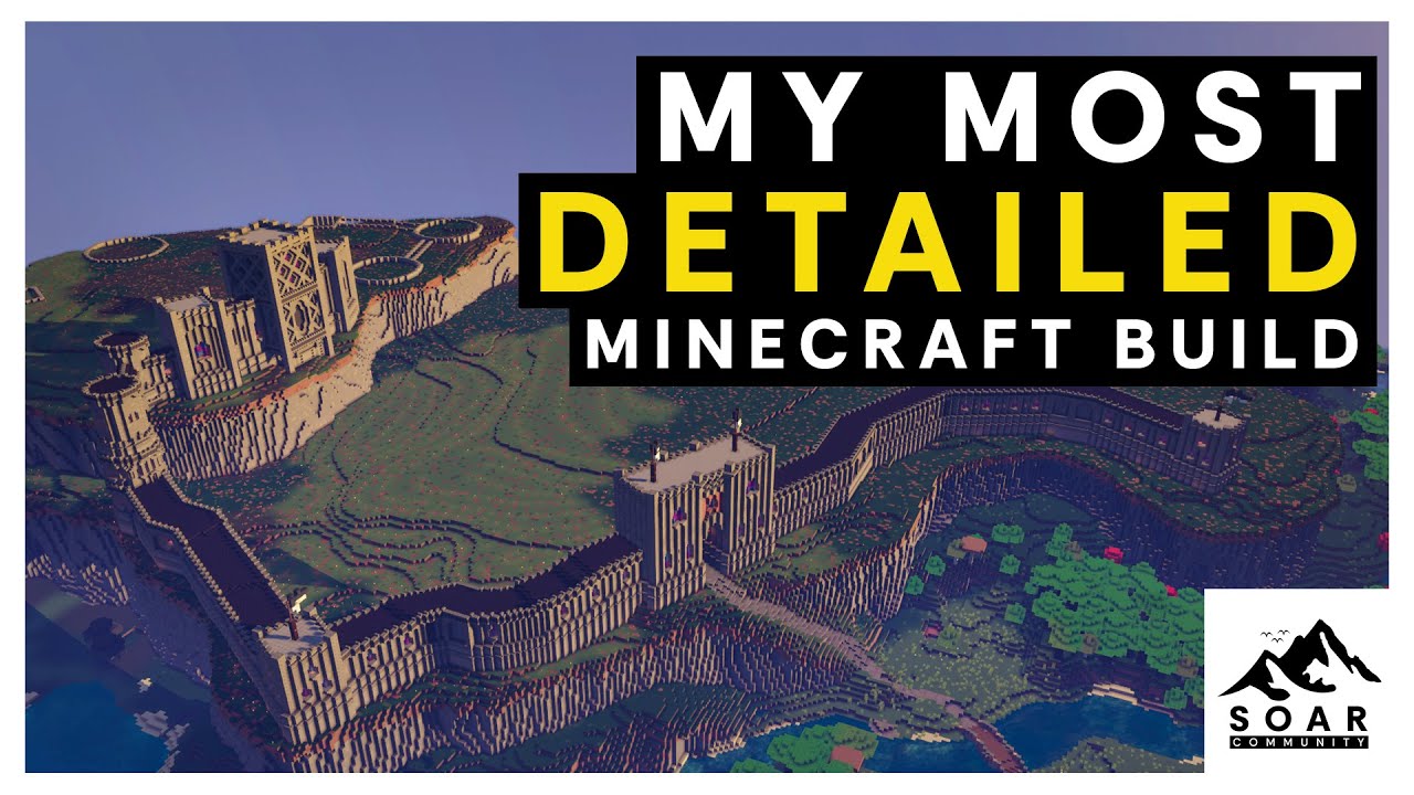 The most DETAILED Castle I've ever built in Minecraft! - YouTube