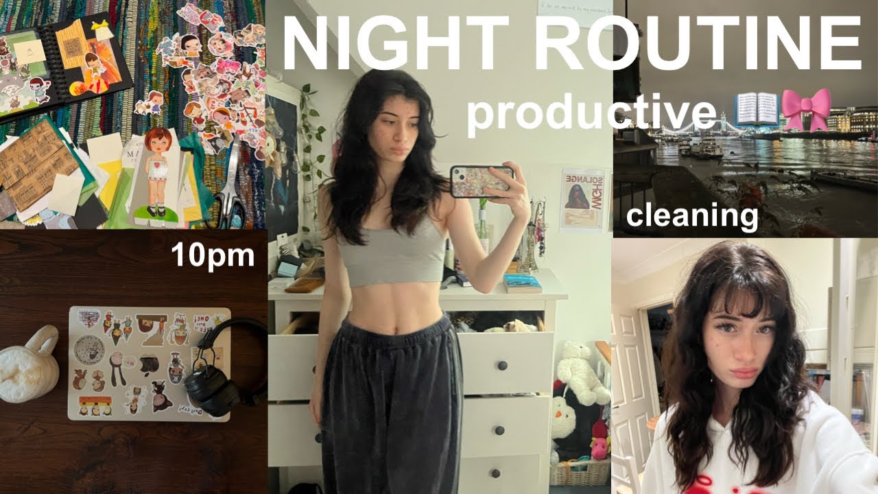 my 10pm productive night routine as a uni student! 💻💌 - YouTube