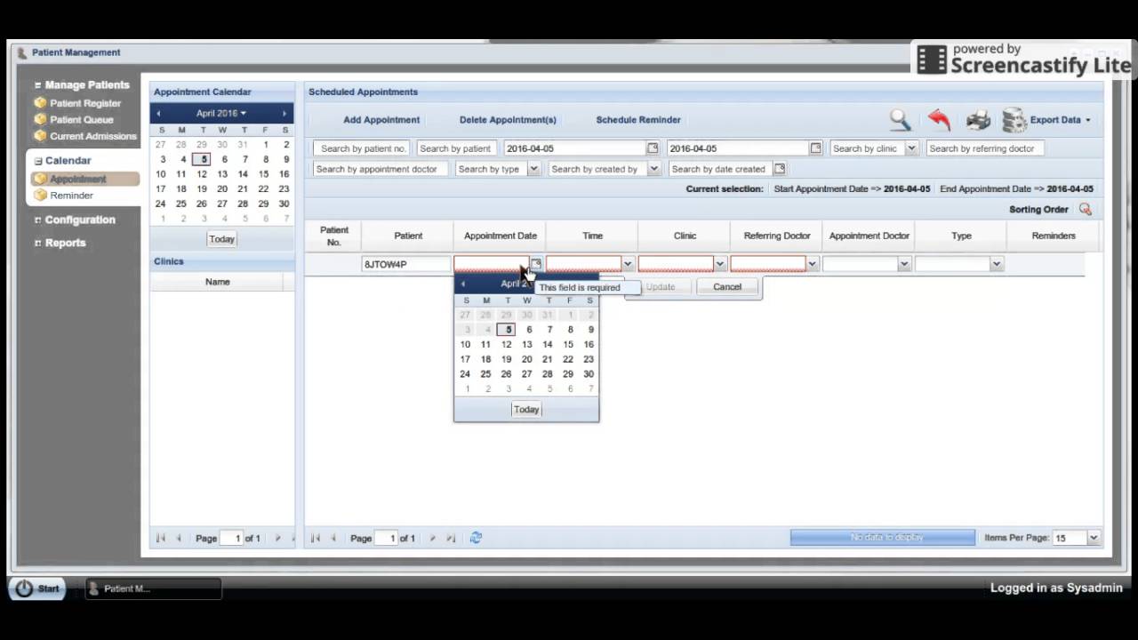 Create appointment - YouTube