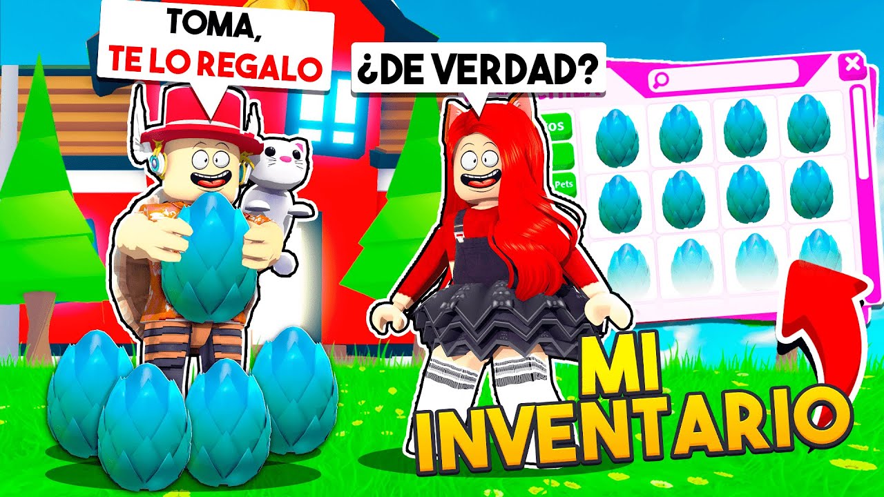 DESCUBRO AL CREADOR DE ADOPT ME *REGALANDO HUEVOS MÍTICOS* y LE EXPONGO ...
