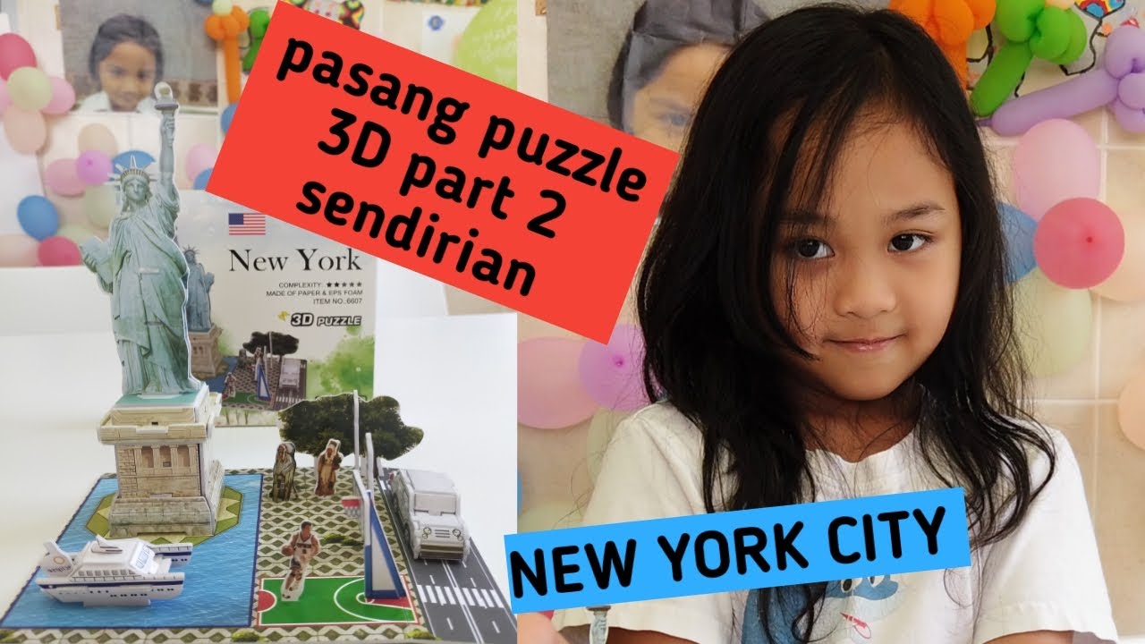 Puzzle 3D - Kota New York # gampang dan seru 🤗 - YouTube