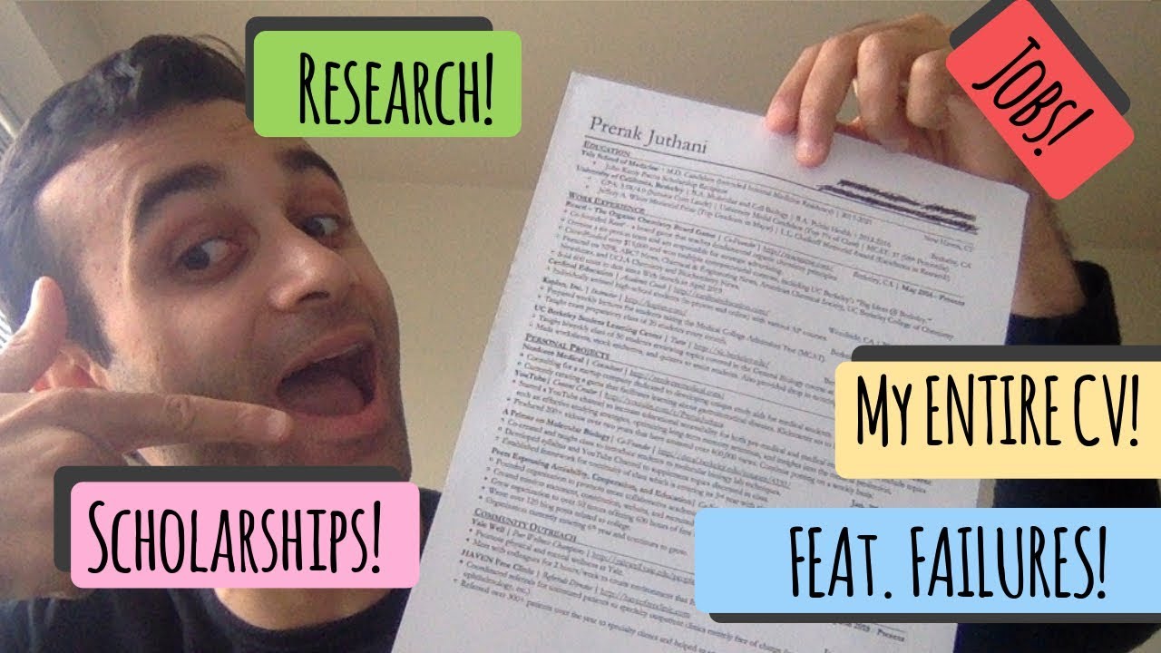 CV of Failures of a Medical Student! - YouTube