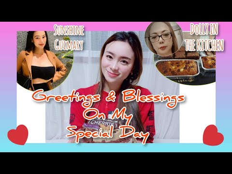 Special BIRTHDAY GREETINGS from my Wonderful friends|| @sunshineguimary || Thank you so much!