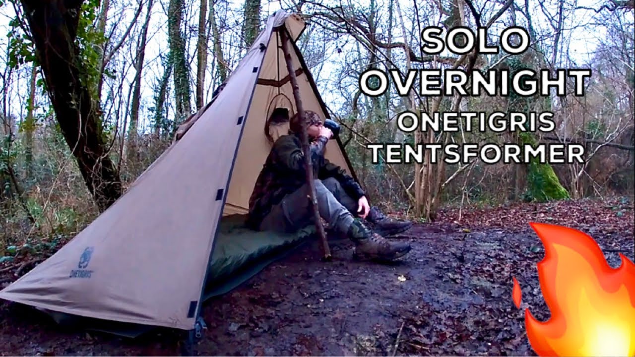 Solo Overnight Onetigris Tentsformer Military Poncho Shelter Camping In The Woods Get All