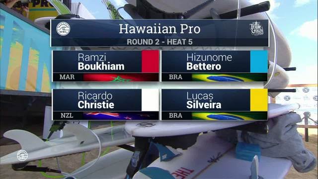 2016 Hawaiian Pro: Round Two, Heat 5 - YouTube
