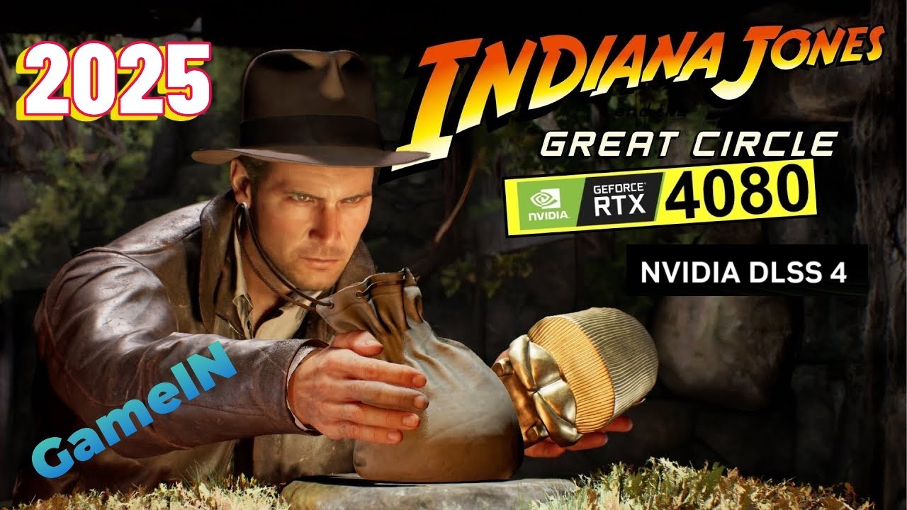 Indiana Jones: 4K NVIDIA DLSS 4 + 4080 Super | Stunning Visuals ...
