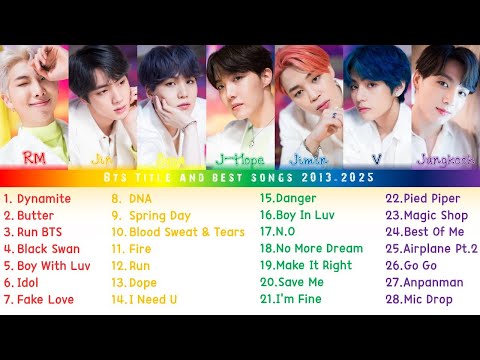 BTS BEST SONGS PLAYLIST