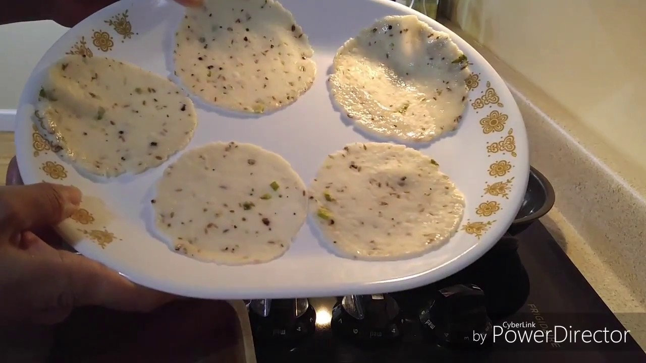 Gluten free Rice flour Puri - YouTube