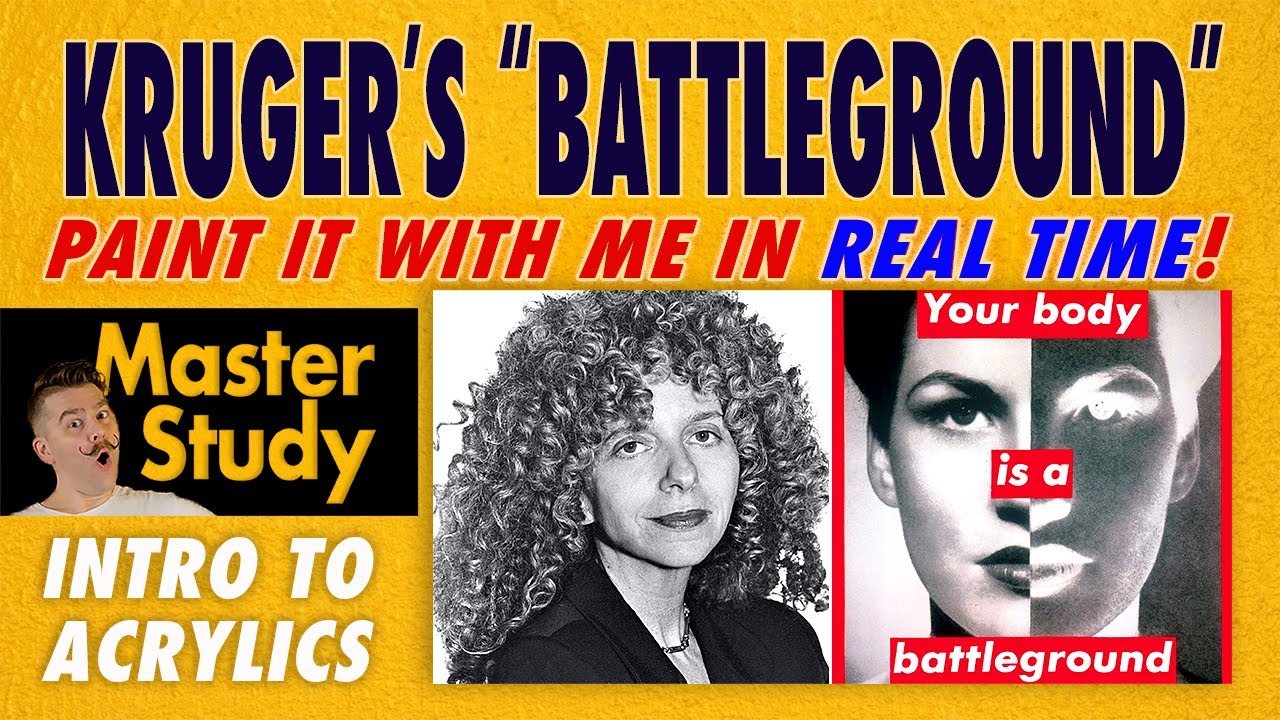 Paint Barbara Kruger's "Your Body Is A Battleground" (1989)! Master ...