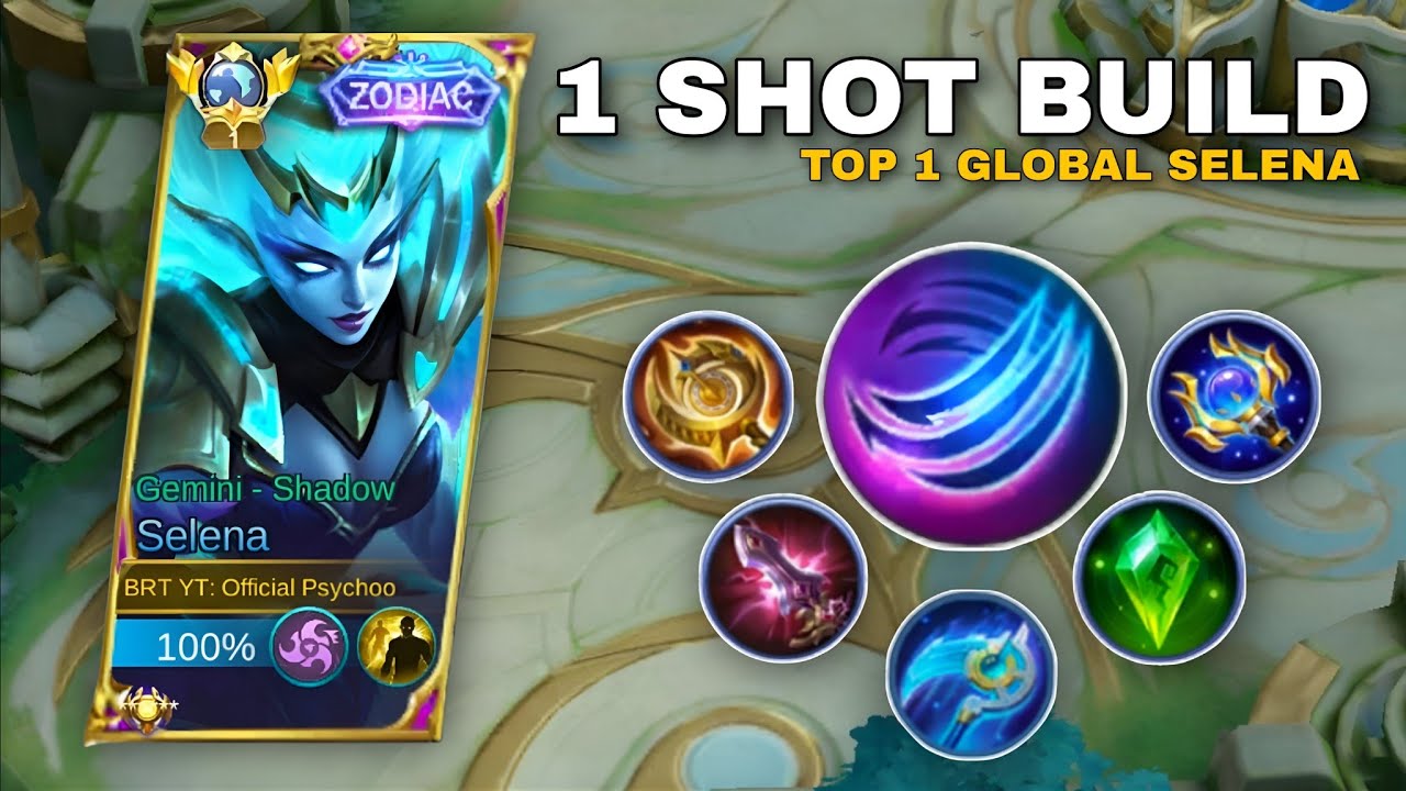 SELENA 1 SHOT BUILD IS HERE🔥 | SELENA MVP GAMEPLAY | TOP 1 GLOBAL ...