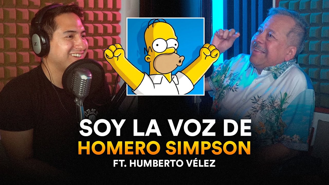 Soy la voz de Homero Simpson: Humberto Velez - ECP Podcast - YouTube