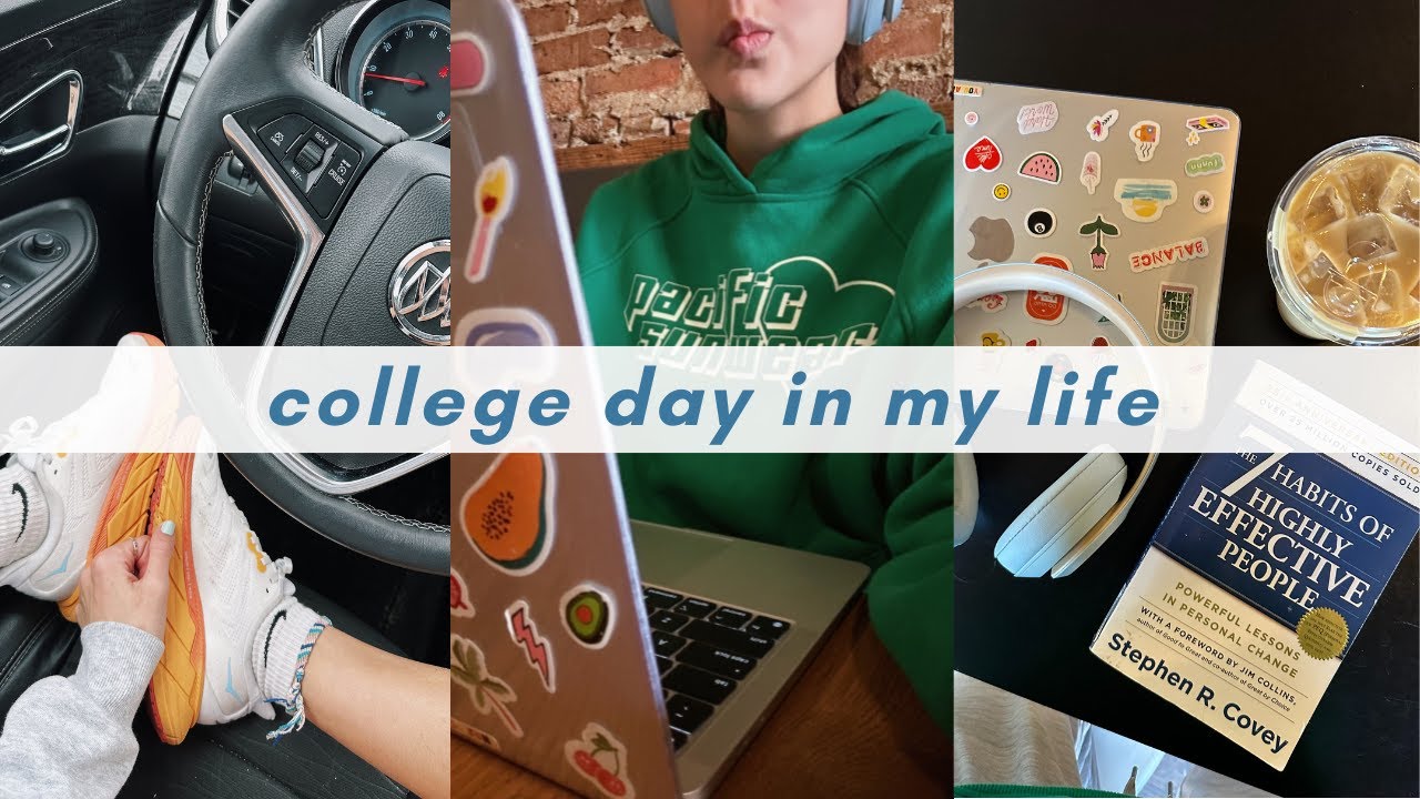 college day in my life // morning workout, coffee shop day, nighttime ...