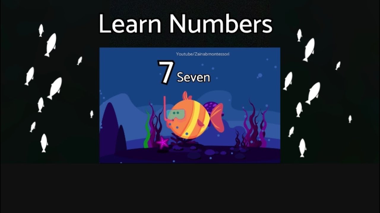 Learn Numbers with Baby shark#zainabmontessori #babyshark - YouTube