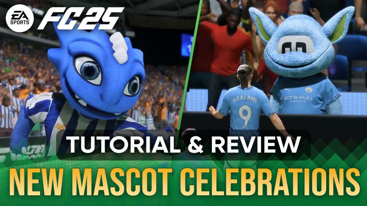 EA FC 25 | New MASCOT CELEBRATIONS Tutorial and Review - YouTube