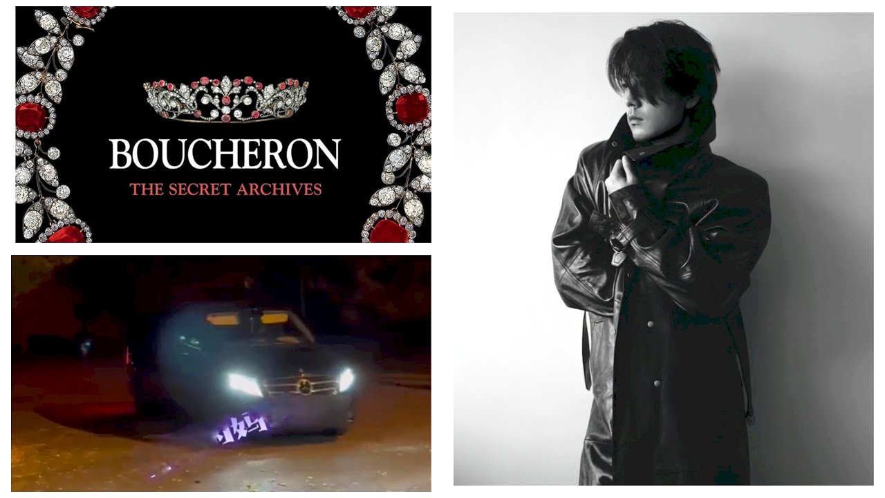 Xiao Zhan's car was the only one early in the morning and he was about ...