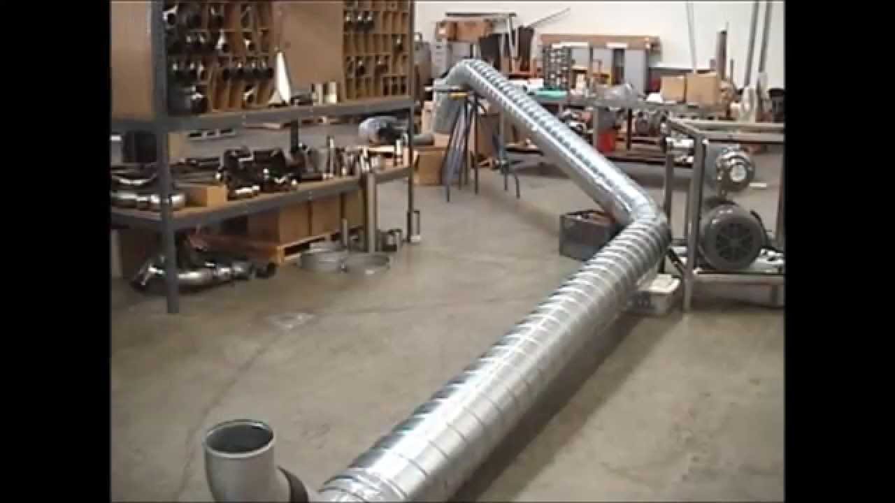Air Conveying Steel Edge Trim With Air Eductor - YouTube
