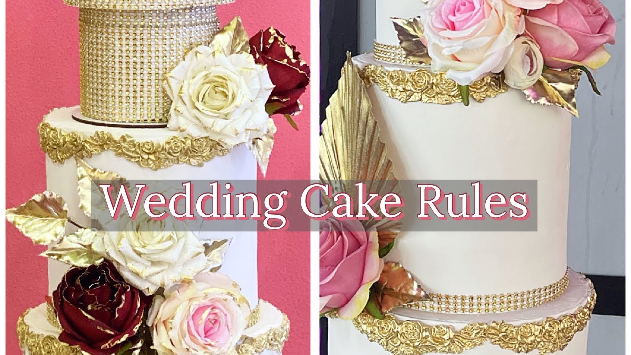 5 WEDDING CAKE RULES FOR EVERY BAKER - YouTube