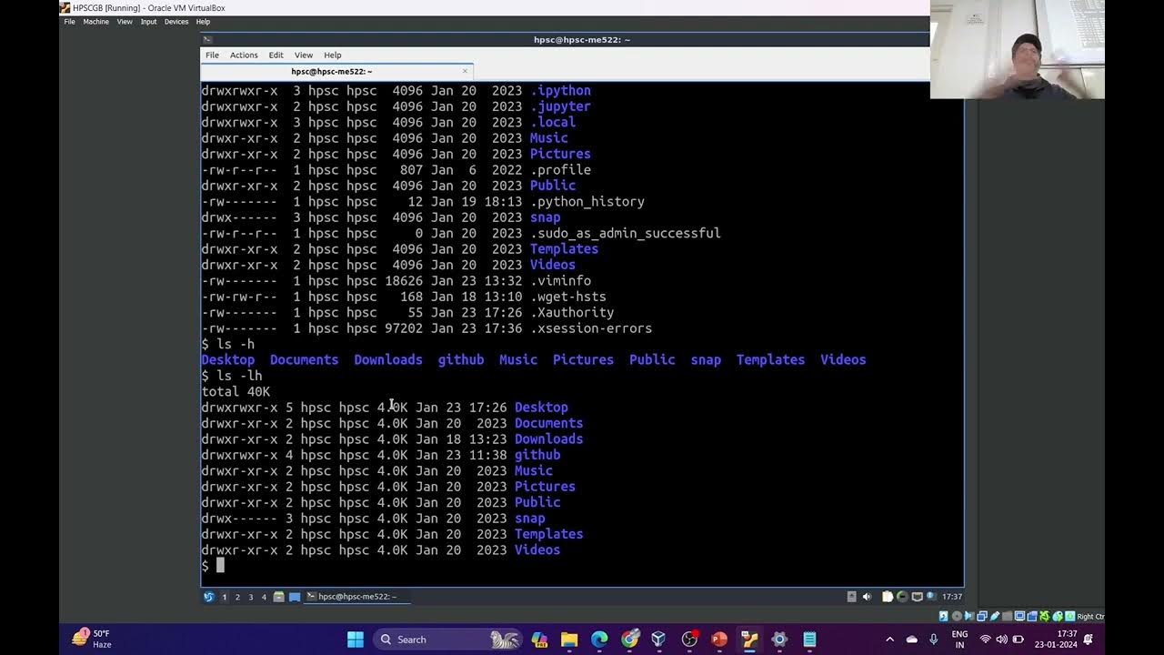HPSC 2024 - Lecture 2 - part2 - Unix / Linux shell commands - YouTube