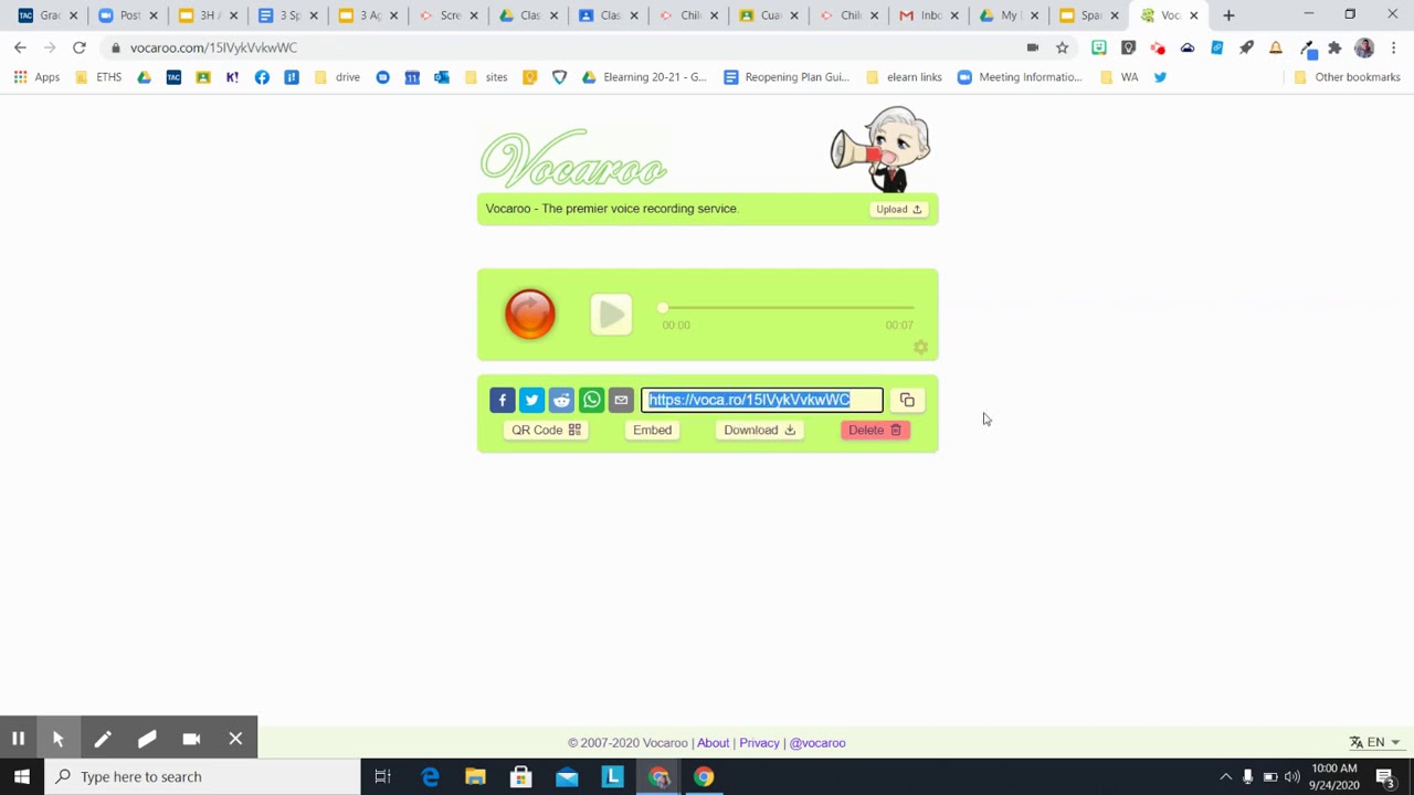 How to use Vocaroo - YouTube