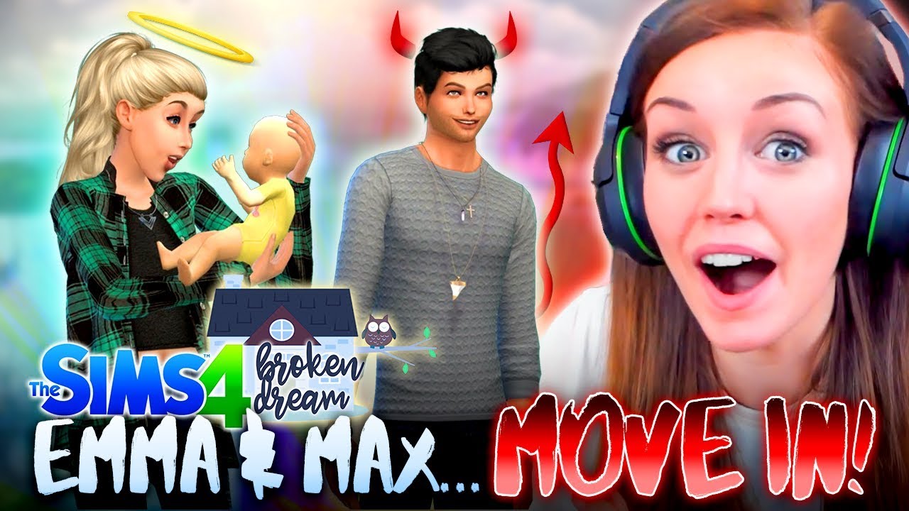 *NEW* 👫EMMA AND MAX RUN AWAY TOGETHER!? (The Sims 4 - BROKEN DREAM #1 ...