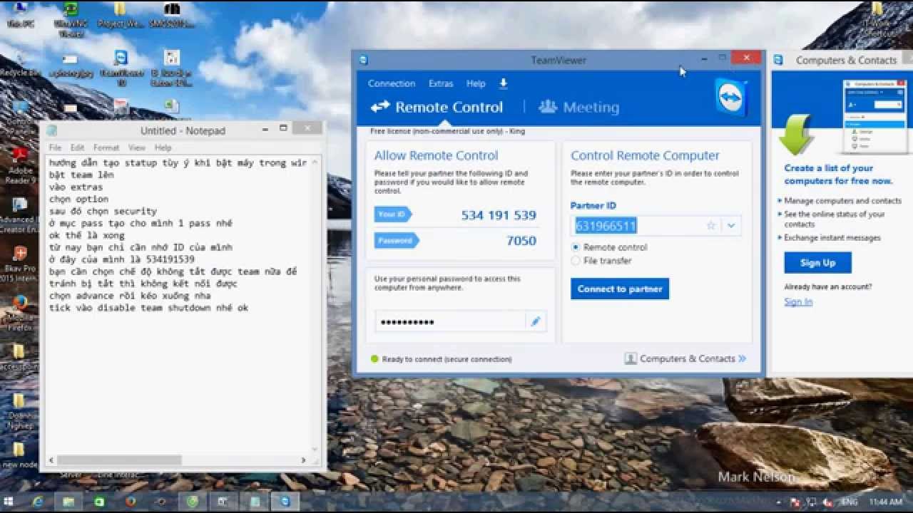 Tạo mật khẩu cố định cho teamviewer - set fix password For teamviewer ...