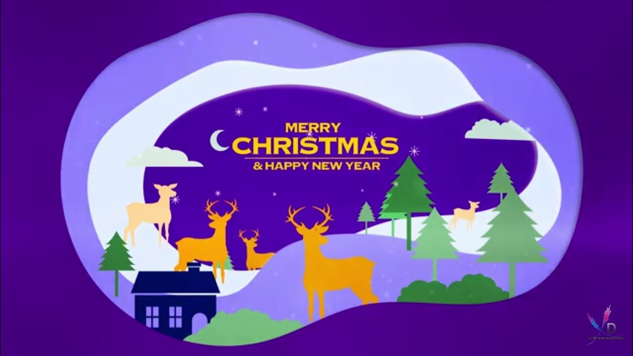 Merry Christmas, Motion Graphics, No Copyright, Copyright Free Videos ...