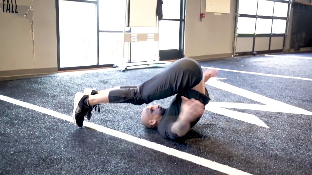 Rollover into V Sit Mobility Exercise - YouTube