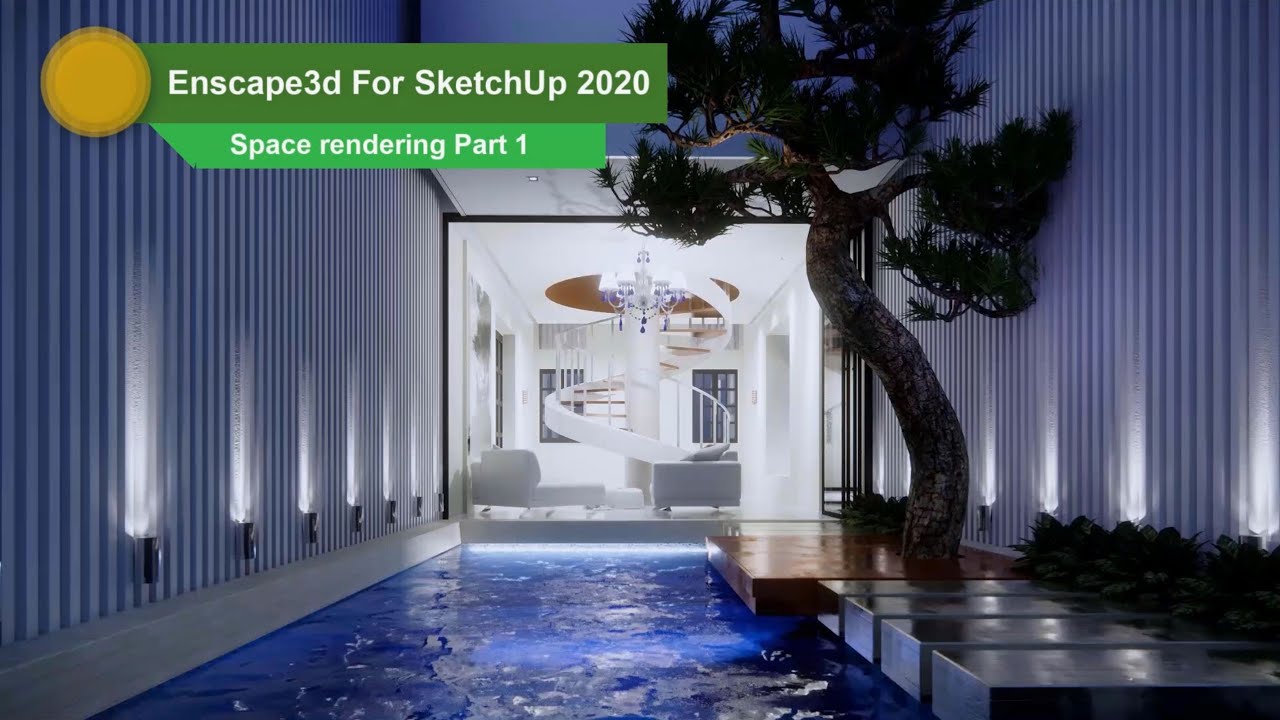 Enscape3d Space rendering Part 1 - YouTube