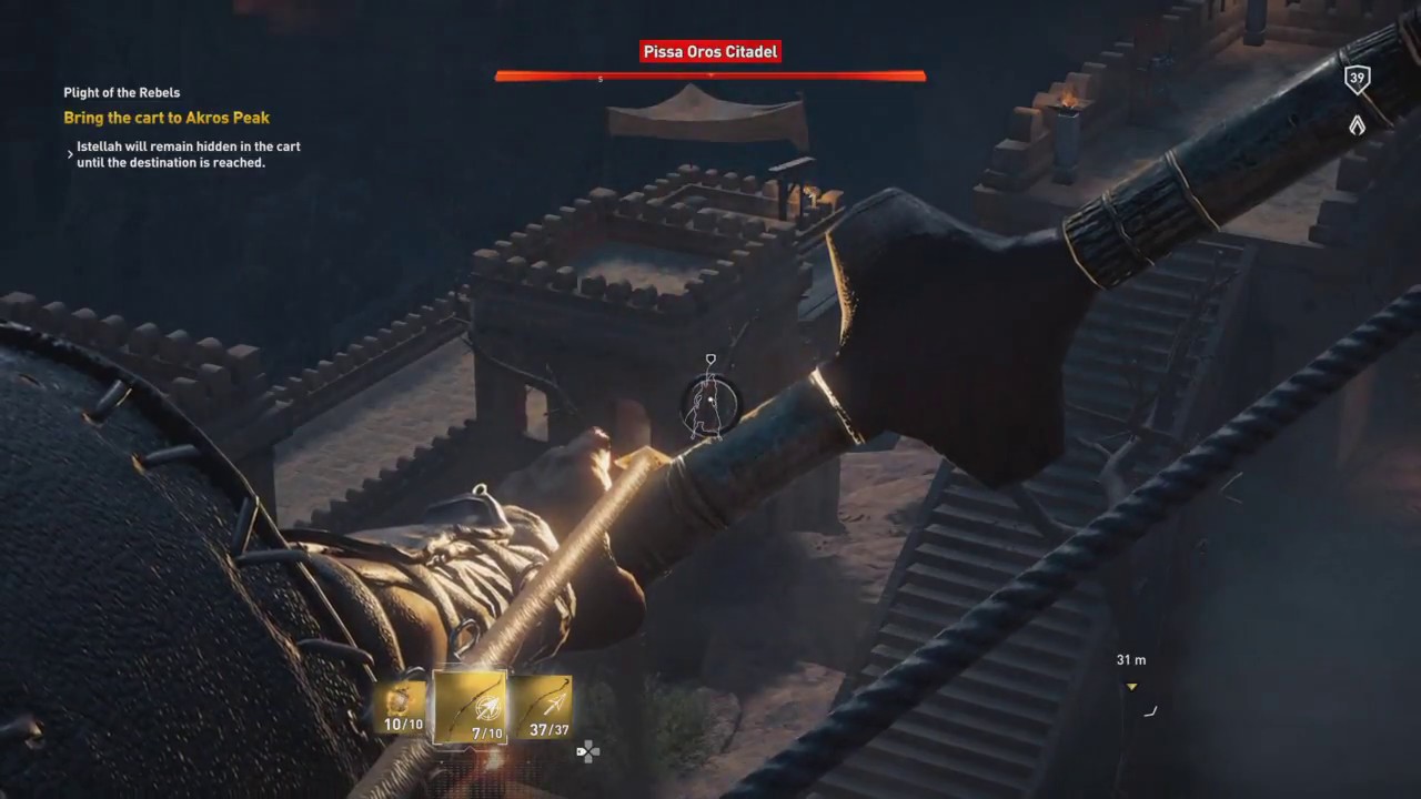 Assassin's Creed Origins Killing someone through a window with the ...