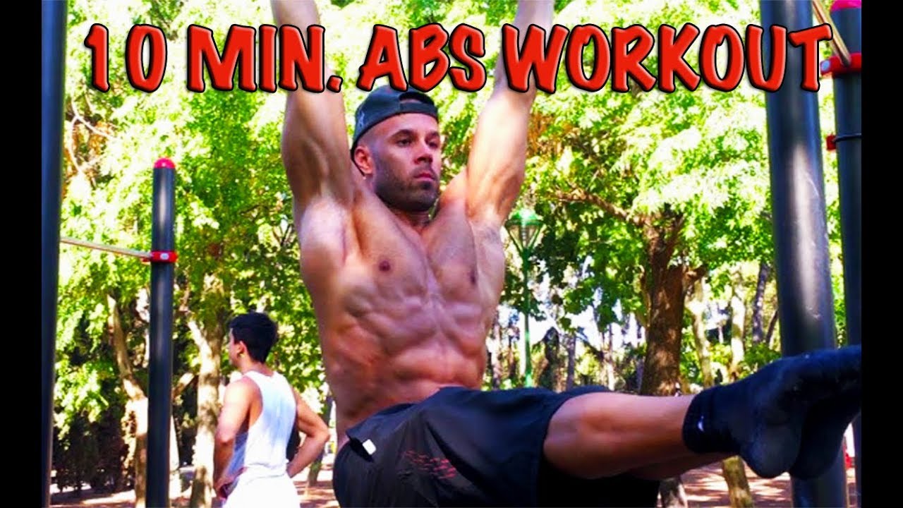 10 Min Calisthenics Abs Workout Follow Along Youtube