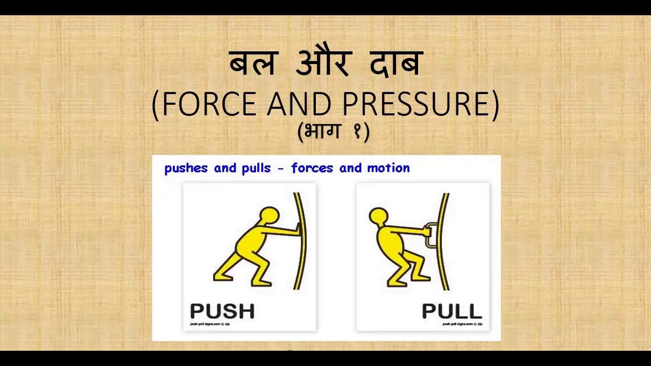 🔴Class 8 Science "बल" (Force) in Hindi - Part 1 || By Common Life - YouTube