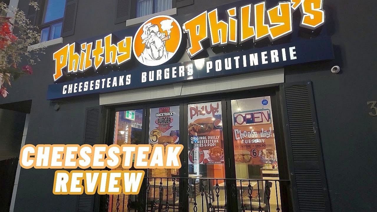 Philthy Philly's Cheesesteak Review - YouTube