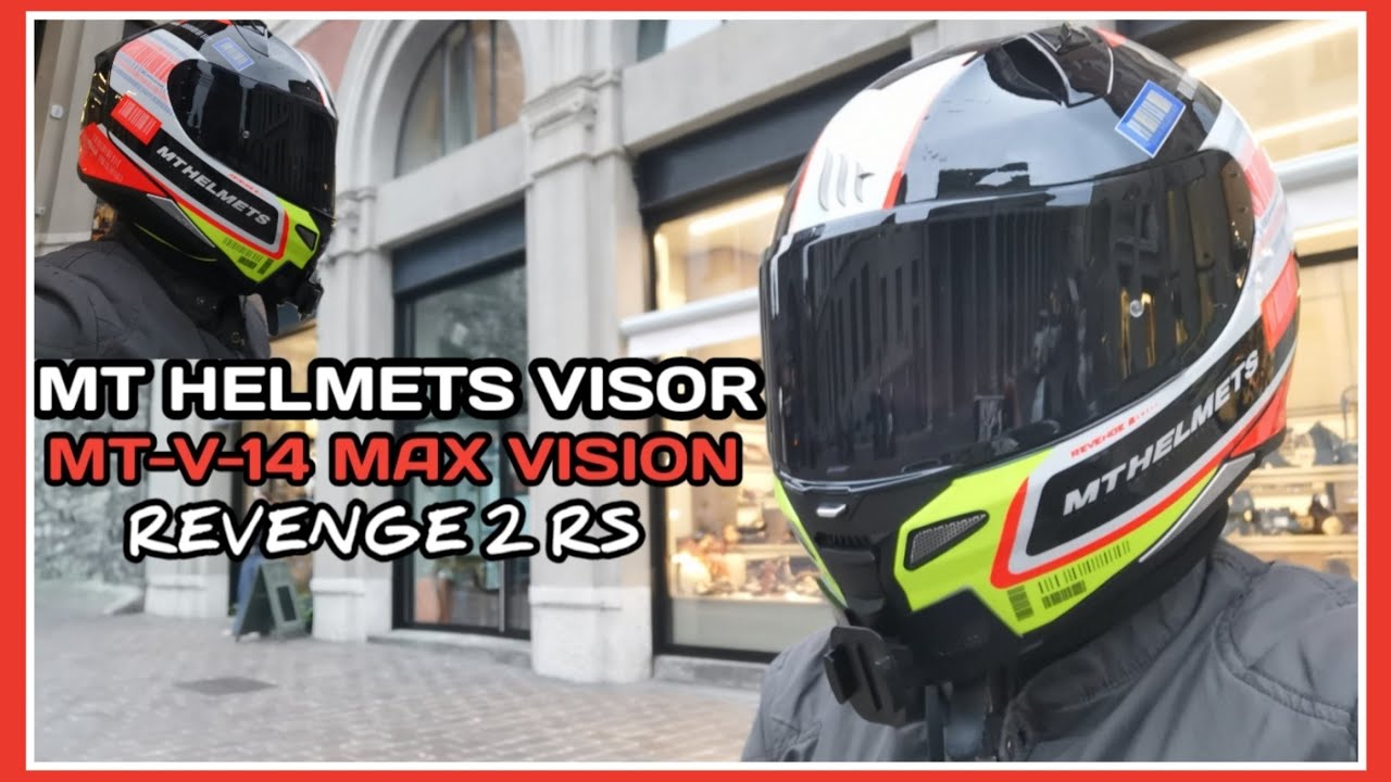 𝗠𝗧 𝗛𝗘𝗟𝗠𝗘𝗧𝗦 𝗥𝗘𝗩𝗘𝗡𝗚𝗘 MAX VISION VISOR UNBOXING AND INSTALLATION - YouTube