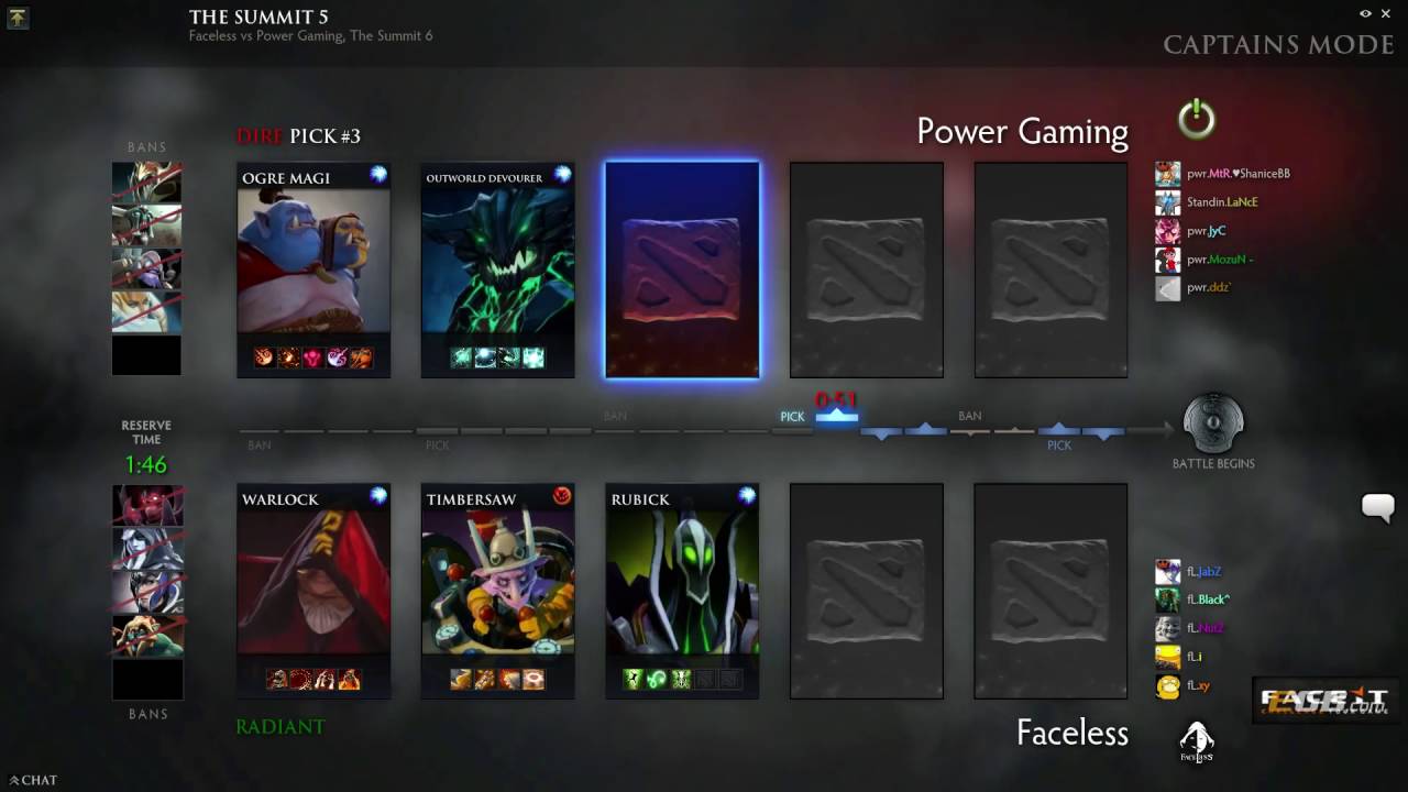 Faceless vs Power Gaming - Game 2 - The Summit 6 SEA Qualifiers ...