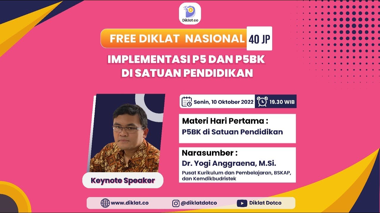 Hari ke #1 - Implementasi P5 dan P5BK di Satuan Pendidikan - P5BK di ...