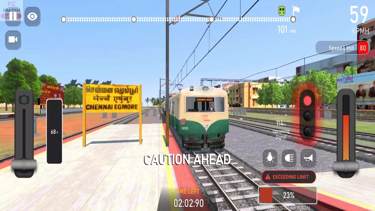 Indian Local Train Simulator Android Gameplay - YouTube