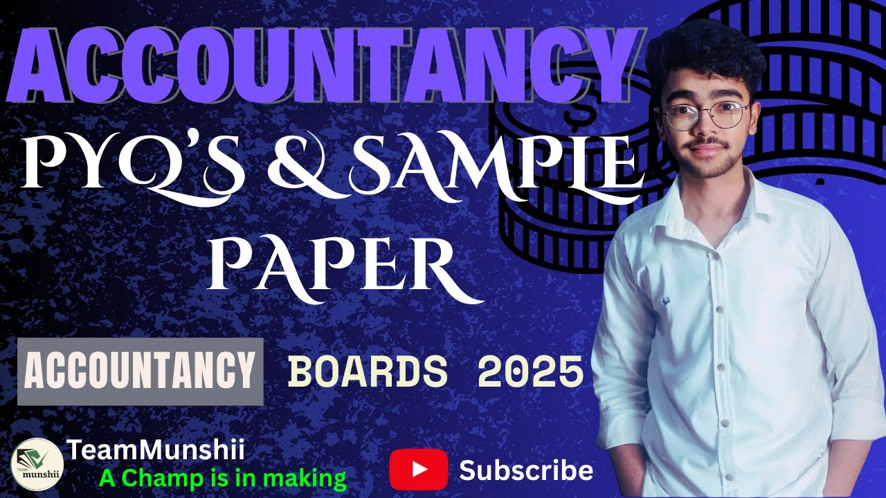PYQ's and Sample Paper│Most Important Questions│Accountancy│Class 12 ...