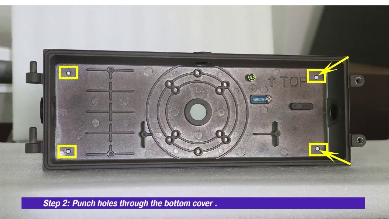 How to install led wallpack light? - YouTube