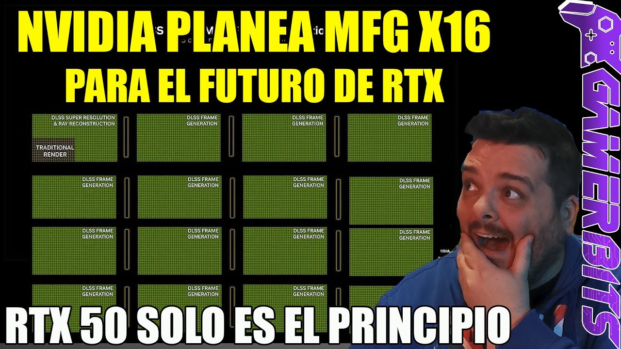 NVIDIA podría ofrecer un Multi Frame Generation X16+ en el futuro - YouTube