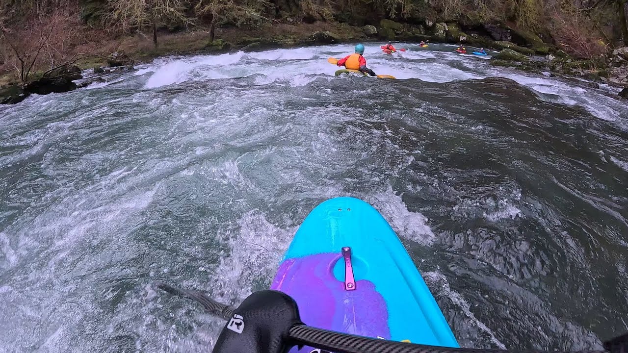Kayaking Red Barn on the Kalama River // 485 CFS // January - YouTube