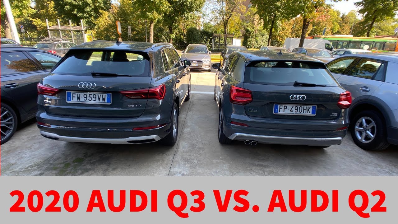 2020 Audi Q3 TDI S line vs Audi Q2 TDI Quattro - Grey - YouTube