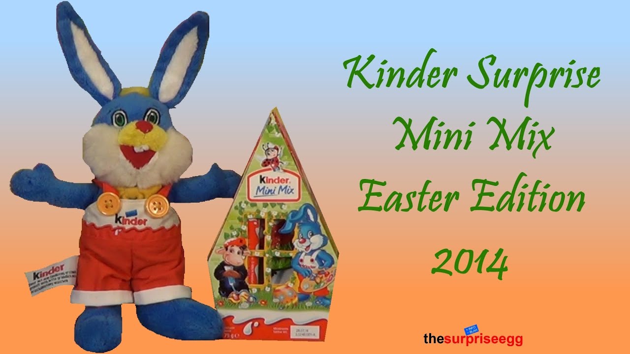 2014 NEW Kinder Surprise Mini Mix Easter Edition Kinder Riegel Kinder ...
