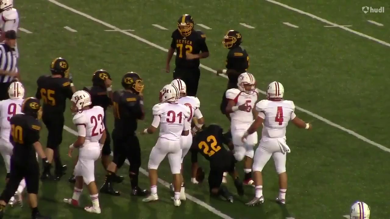 Luke Hamilton #4 DT/TE/HB - Junior Season Highlights 2016 - YouTube