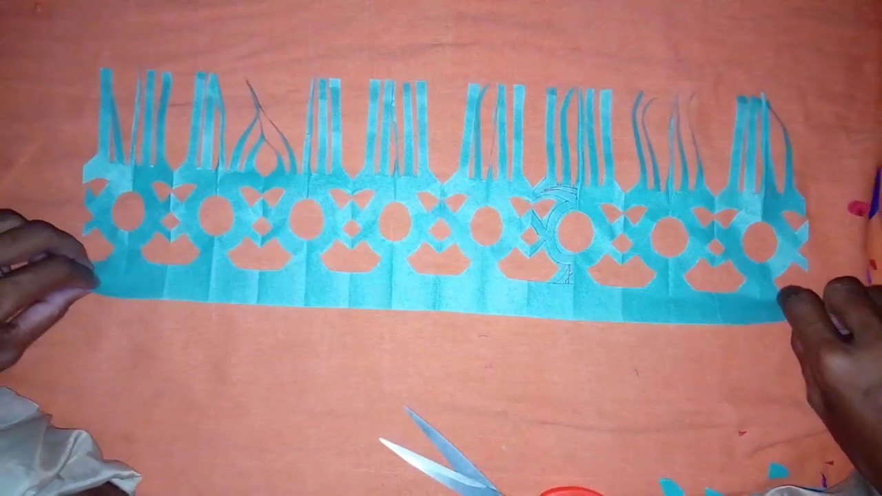 Jhalari Cutting Design For Decoration | How To Make Jhalar | Tips For ...